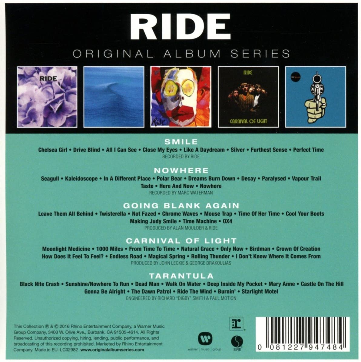 Ride - Original Album Series (2016)